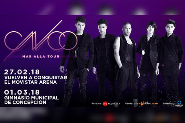 Parte la cuenta regresiva para los conciertos de CNCO en Santiago y ...